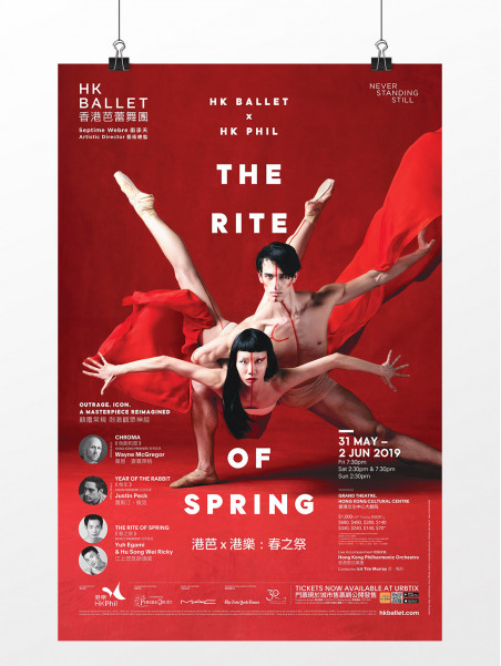 HK Ballet x HK Phil: The Rite Of Spring 2019 Poster